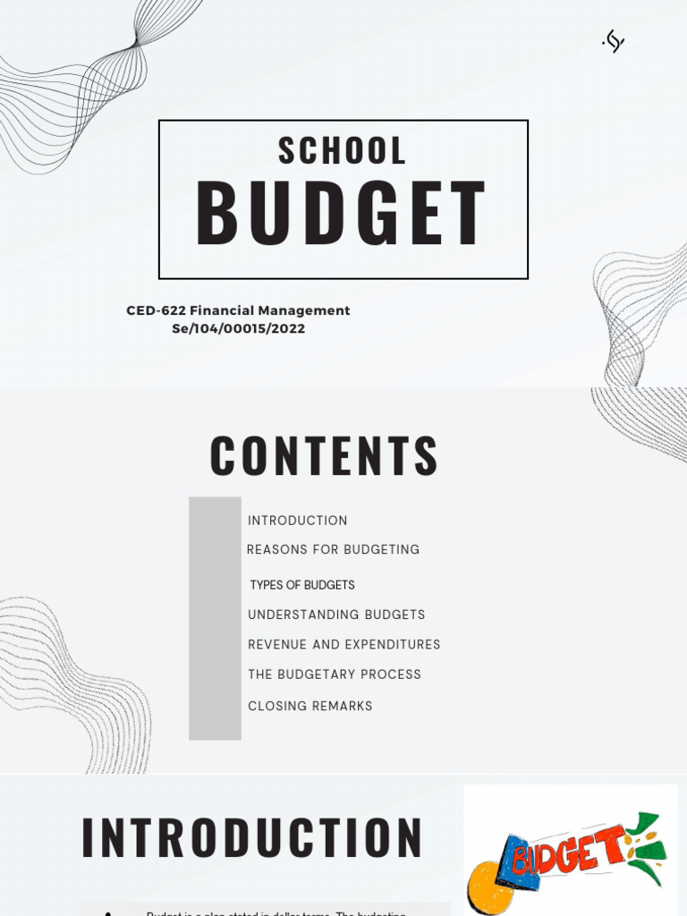 School Budgeting and Financial Management | PDF | Expense | Budget