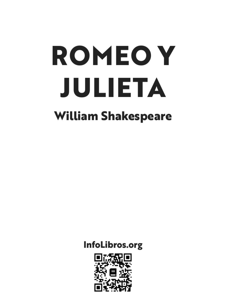 Romeo y Julieta William Shakespeare 2937 | PDF