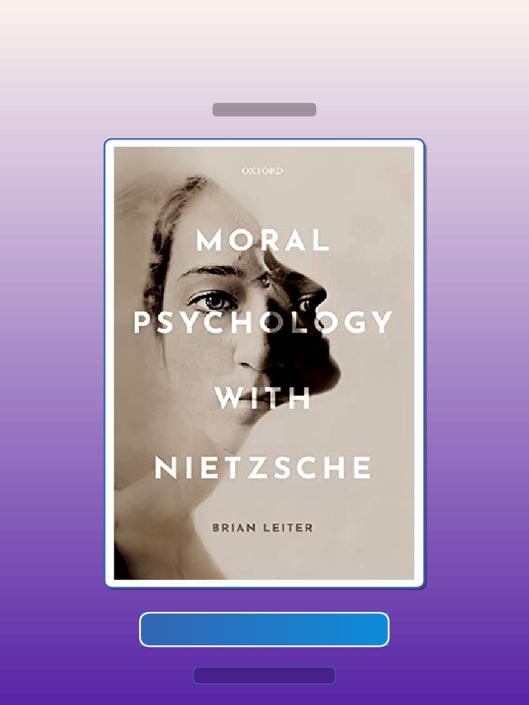 Test Bank for Moral Psychology With Nietzsche | PDF | Multiple Choice ...