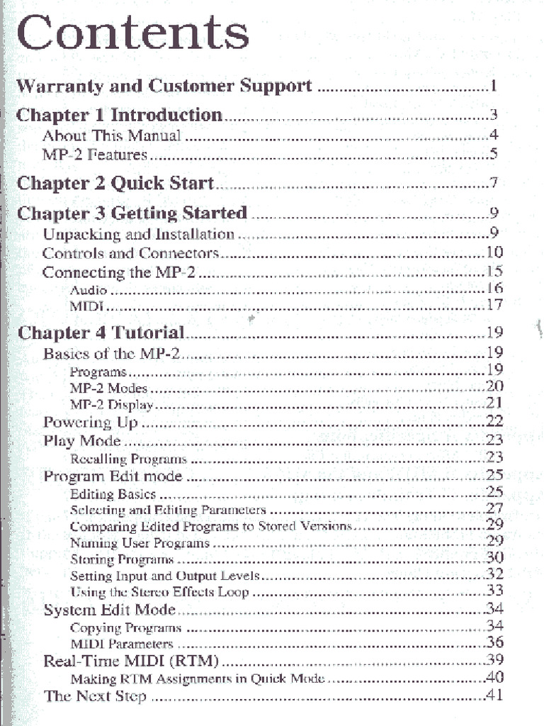 ADA MP2 manual | PDF