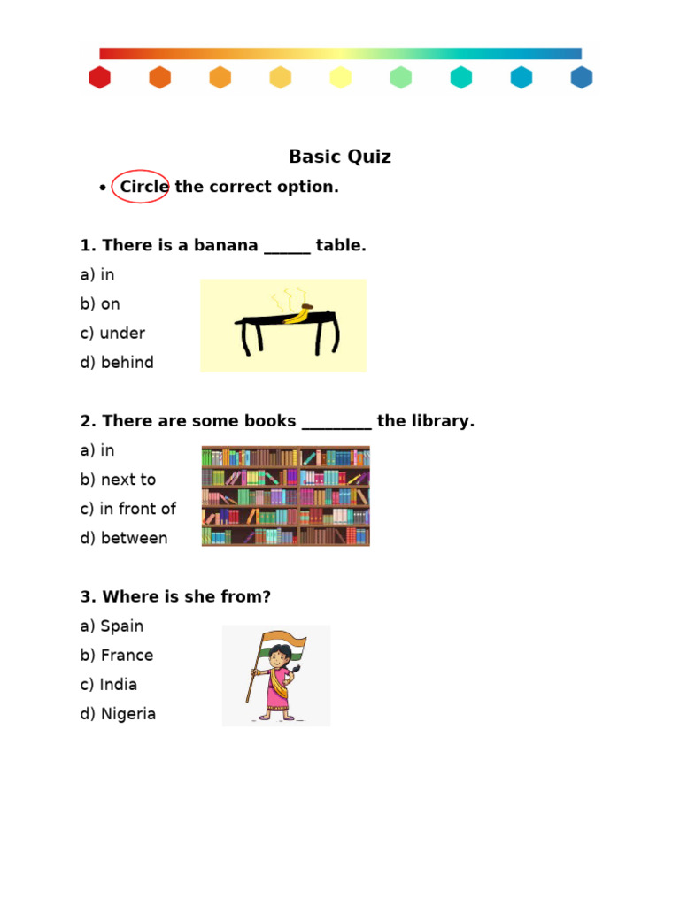 Basic Quiz | PDF