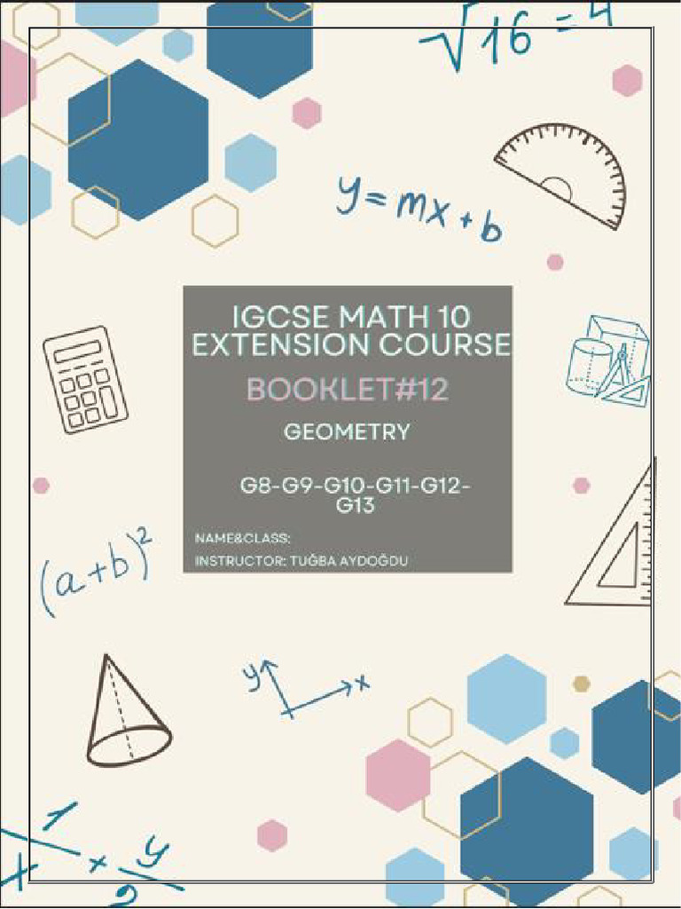 Booklet#12-Geometry- G8-G9-G10 -G11 -G12-G13 | PDF