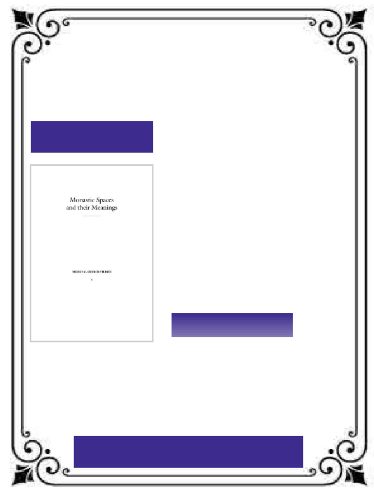 Monastic Spaces and Their Meanings Thirteenth Century English ...