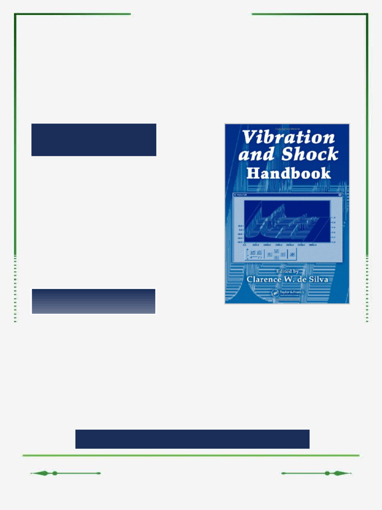 Vibration and Shock Handbook Mechanical Engineering 1st Edition ...