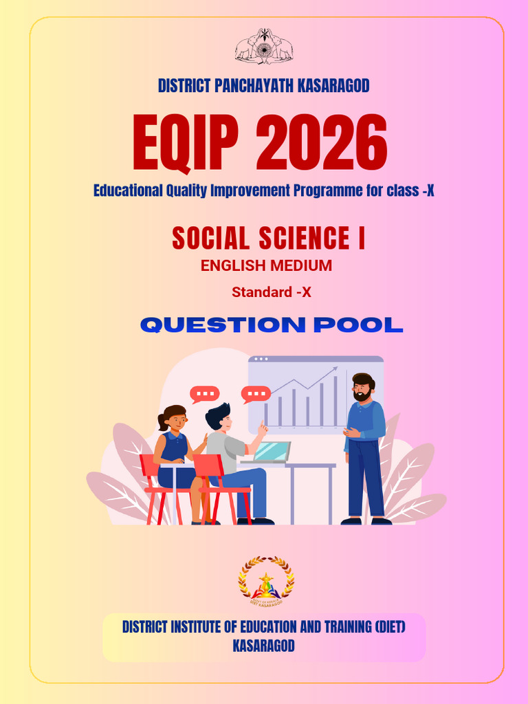 SOCIAL SCIENCE I - ENGLISH MEDIUM - EQIP 2025-26 | PDF