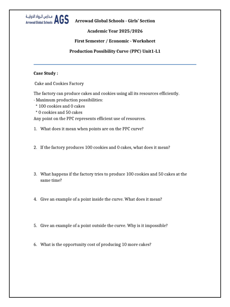 PPC Worksheet: Cakes vs. Cookies Analysis | PDF