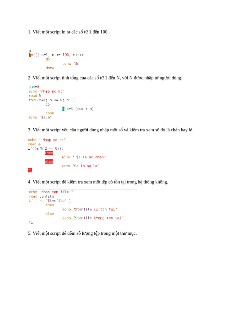 Lap Trinh Linux | PDF