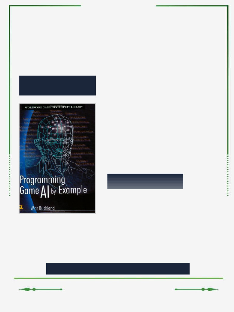 Programming game AI by example 1st Edition Mat Buckland ebook pdf ...
