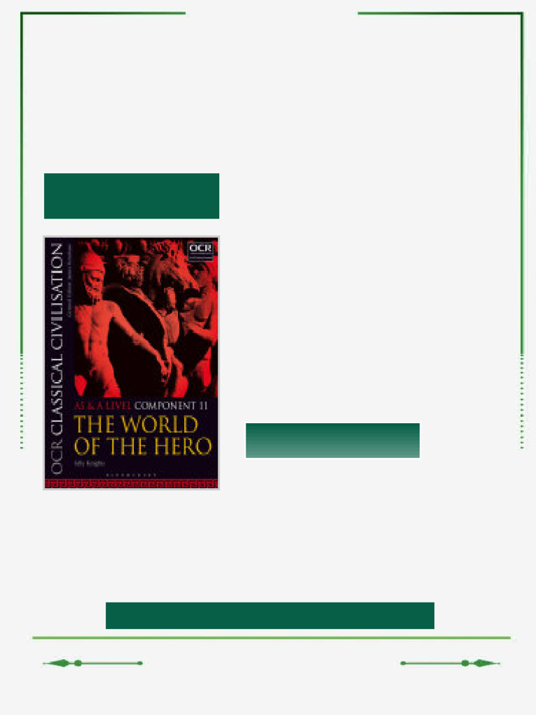 OCR Classical Civilisation AS and a Level Component 11 The World of the ...