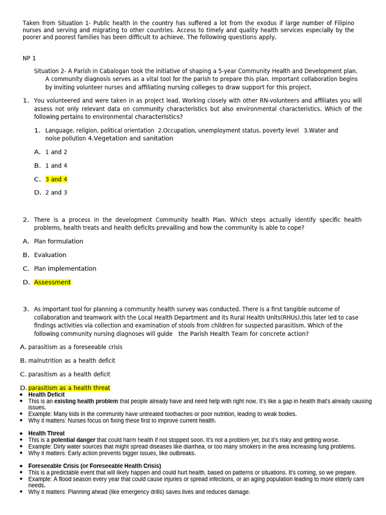 Community Health Development Strategies | PDF | Diabetes | Nursing