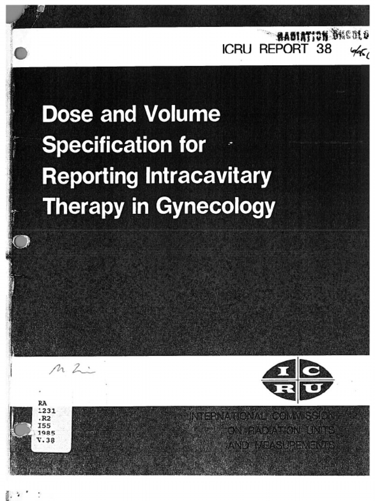 ICRU Report 38 | PDF