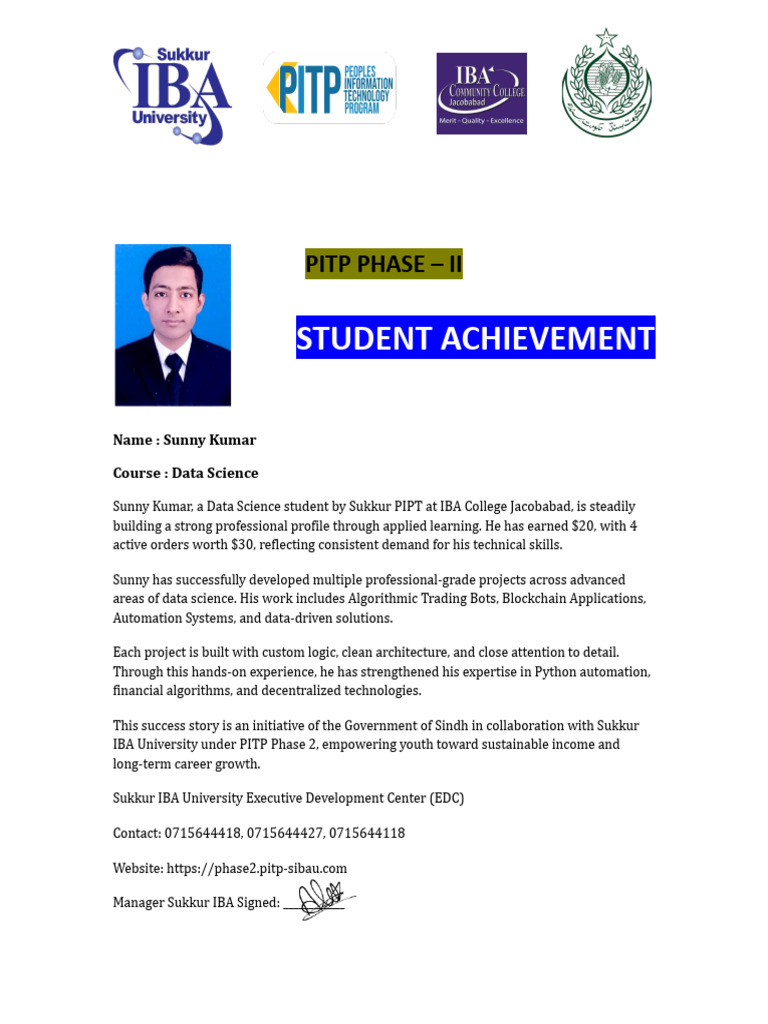 Sunny Kumar EDC Profile | PDF