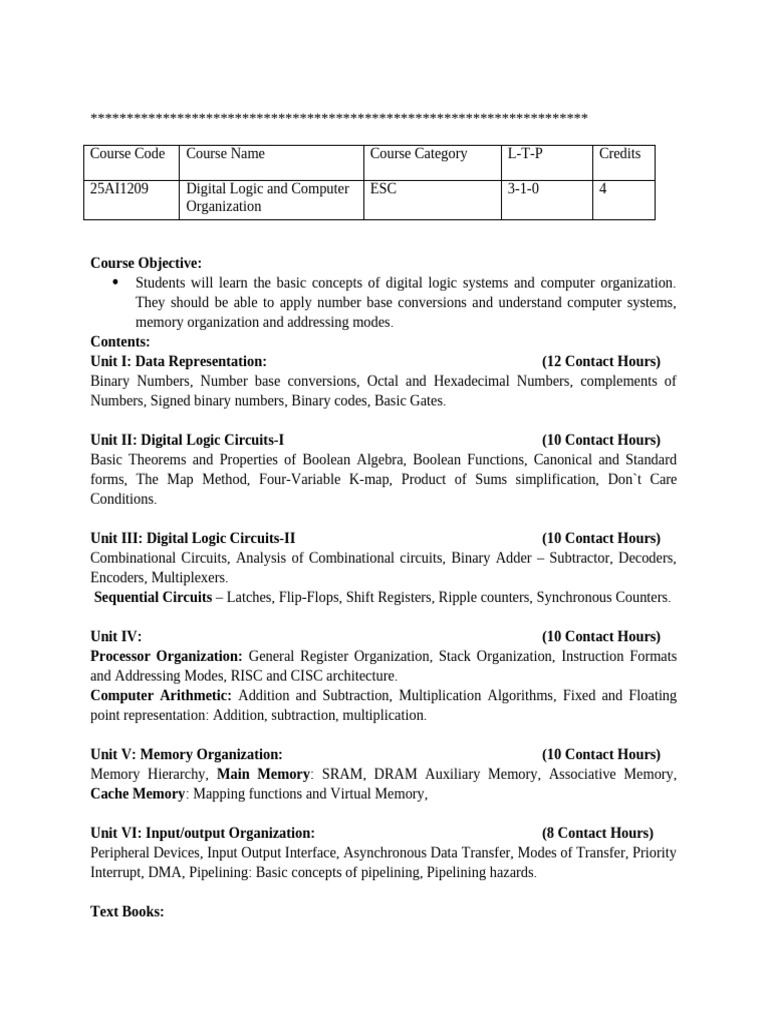 Digital Logic and Computer Organization | PDF | Logic Gate | Digital Electronics