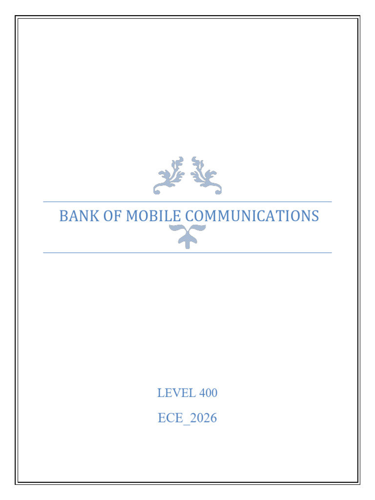 Bank of Mobile Communications | PDF | Cellular Network | Radio Propagation