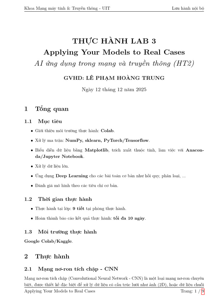 Lab AI for Networking 3 (1) | PDF