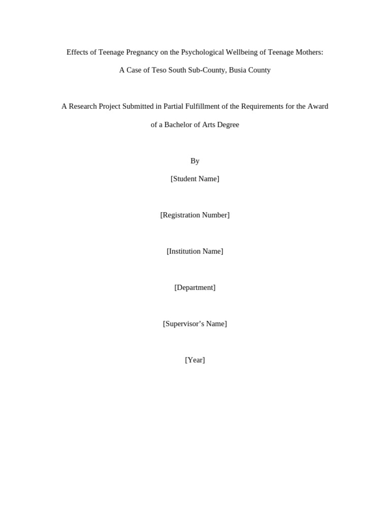 Expanded_Teenage_Pregnancy_Project_APA7 | PDF | Teenage Pregnancy ...