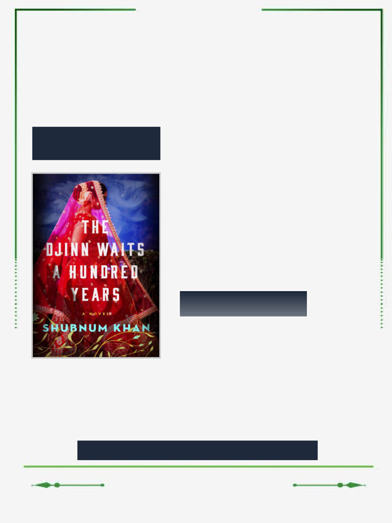 The Djinn Waits a Hundred Years: A Novel Shub | PDF