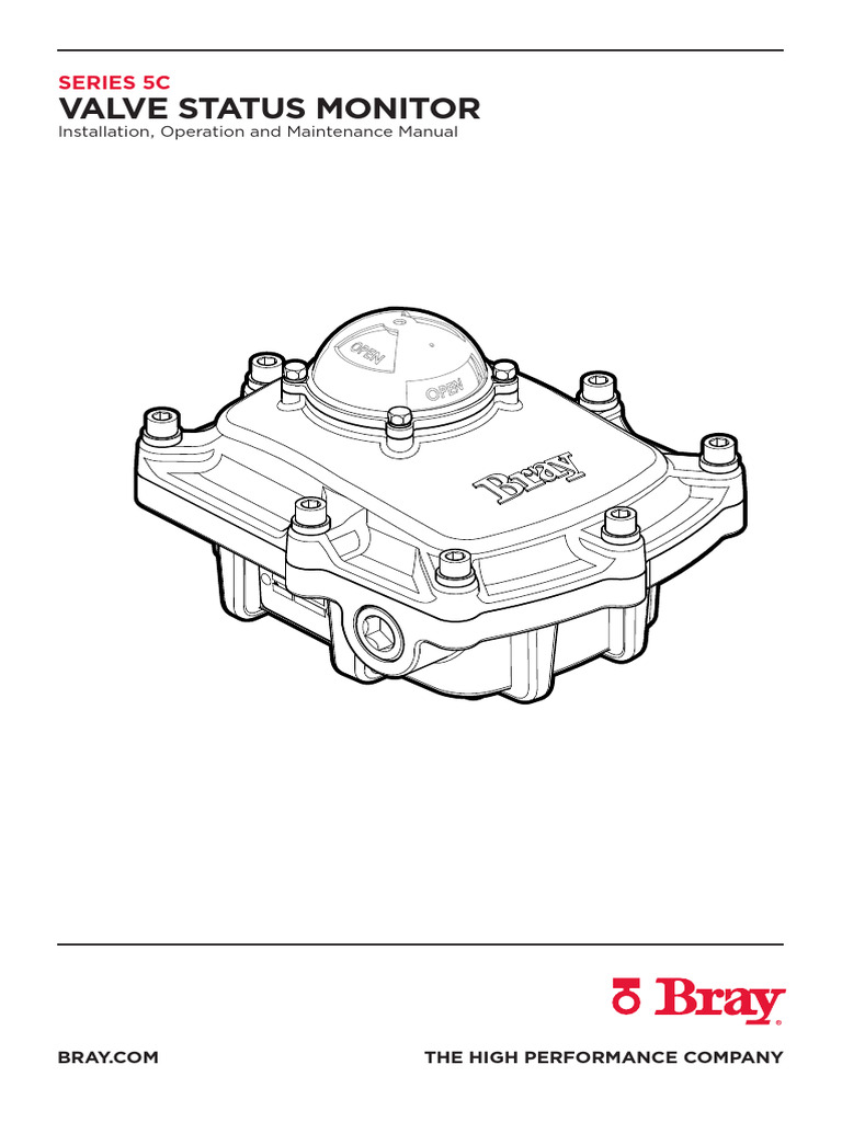 Bray Series 5C Valve Monitor Manual | PDF | Safety | Electrical Wiring