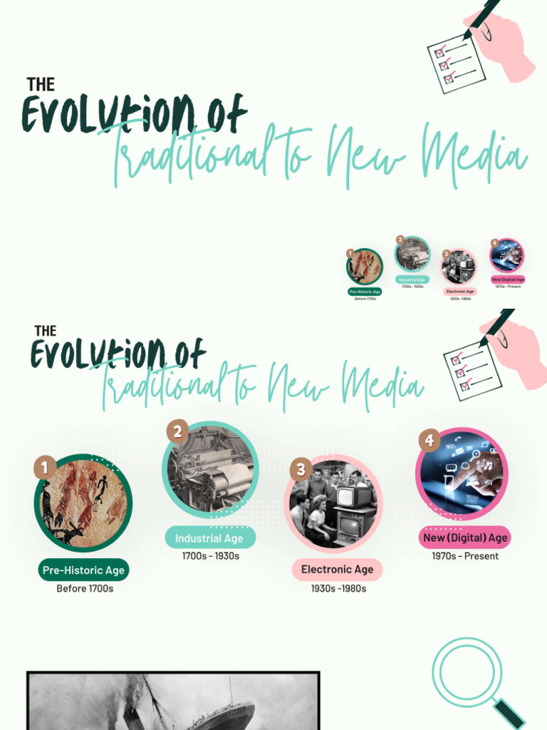 The Evolution of Traditional To New Media Compressed | PDF