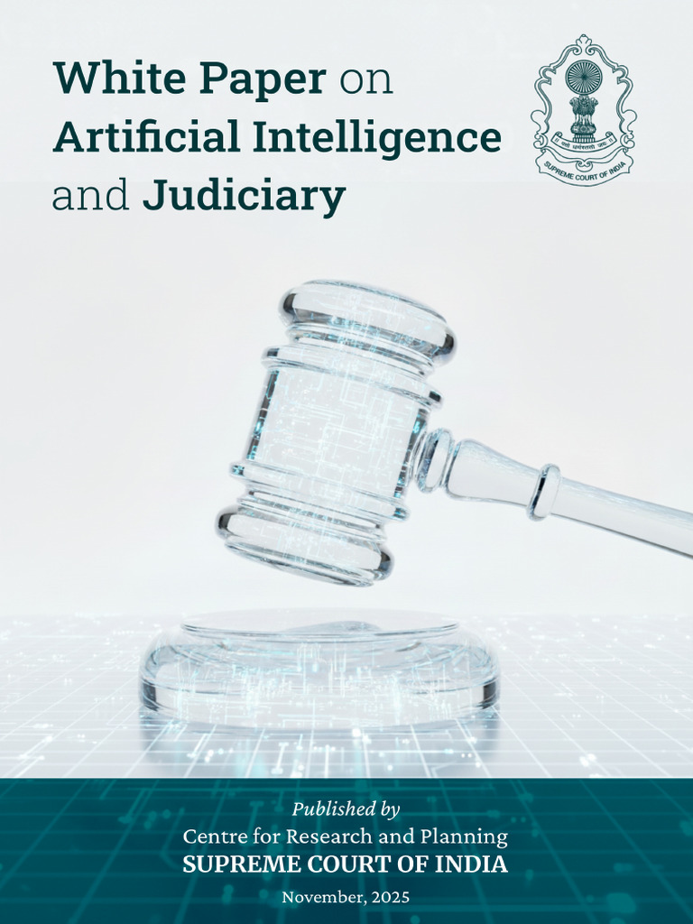 White Paper on Artificial Intelligence and Judiciary | PDF | Artificial ...