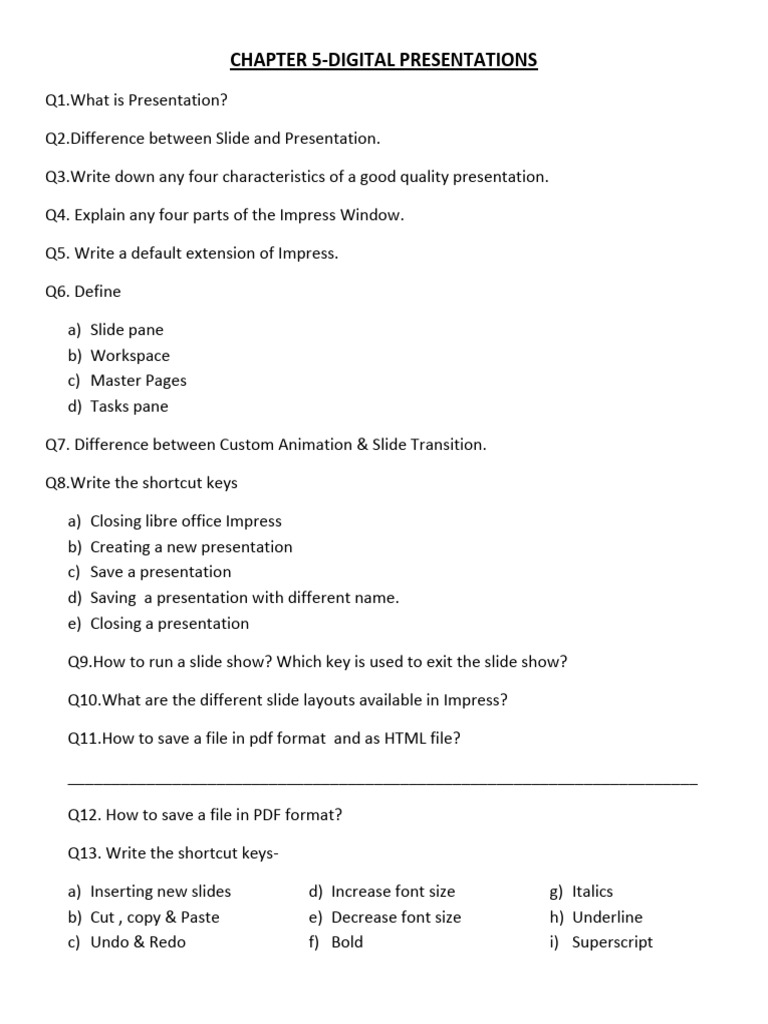 Chapter 5-Digital Presentation (1) | PDF