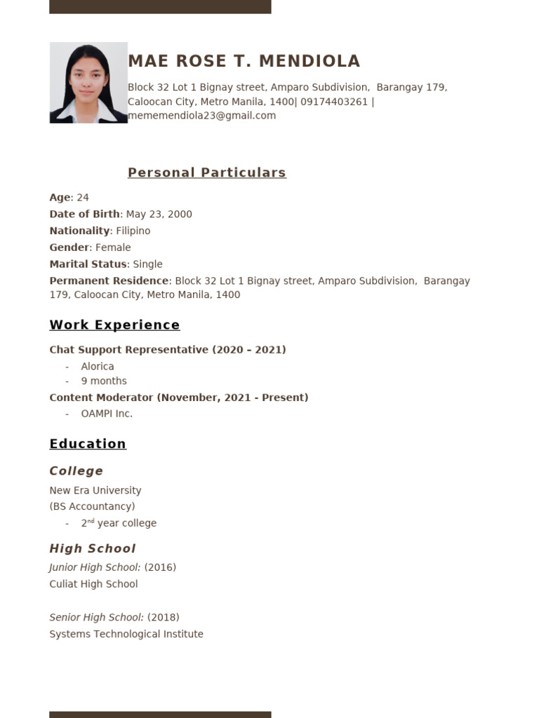 2025-Mae Rose T. Mendiola | PDF