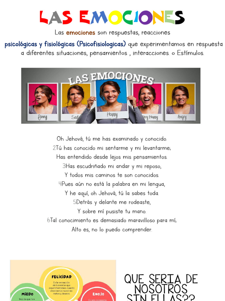 CONTROLANDO MIS EMOCIONES PY | PDF | Las emociones | Estrés (biología)