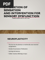 Nottingham Sensory Assessment Guide | PDF | Senses | Somatosensory System