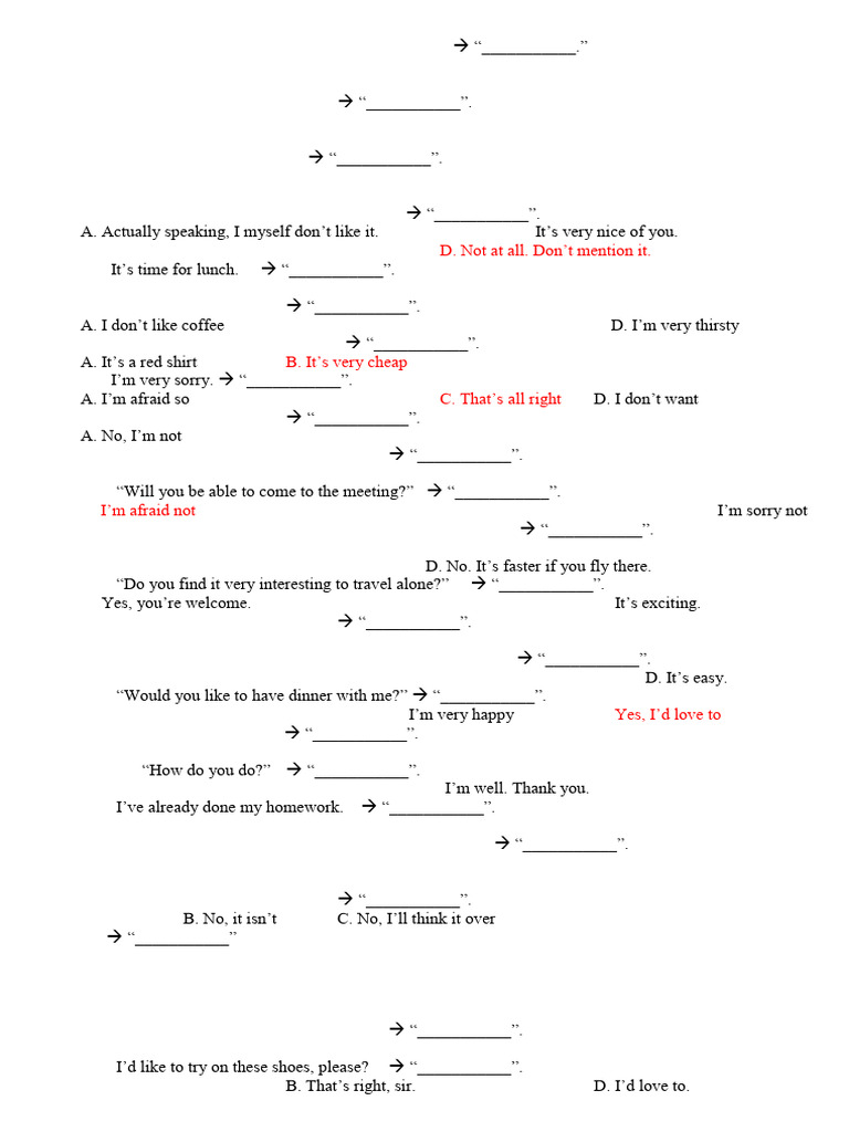 Communication Skills Practice Quiz | PDF