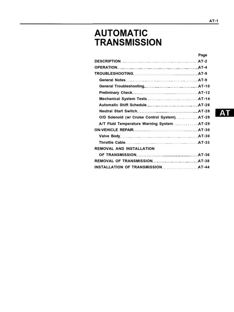 A440F | PDF | Automatic Transmission | Transmission (Mechanics)
