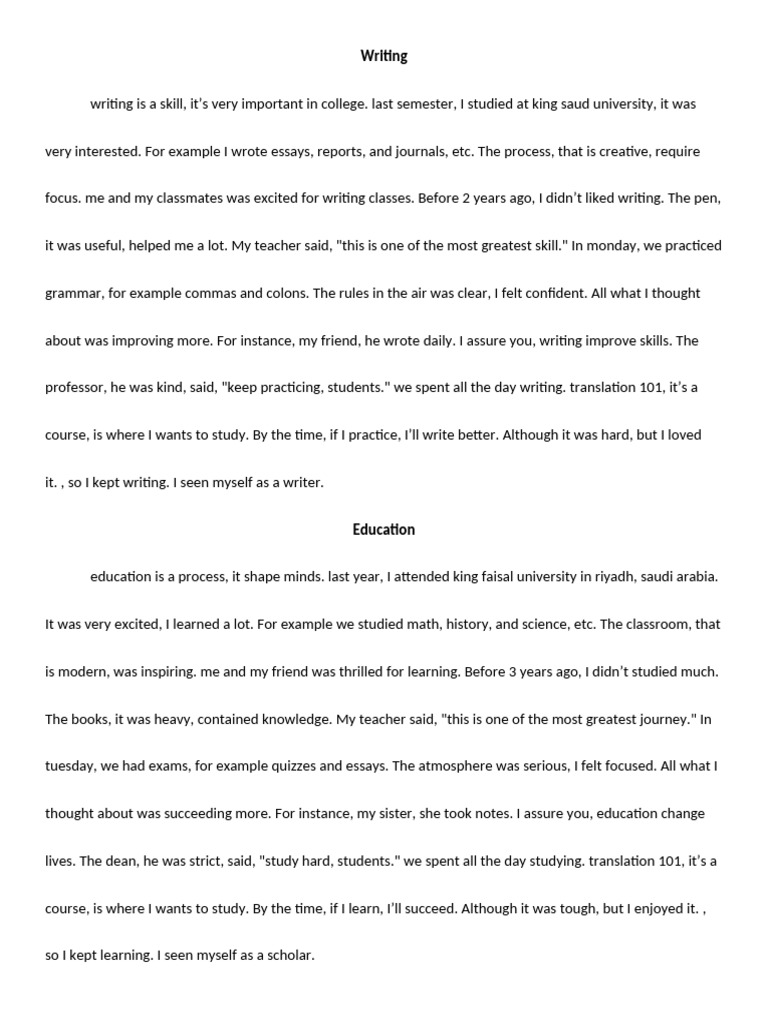 4a. Definition Paragraph Proofreading | PDF | Riyadh | Teachers