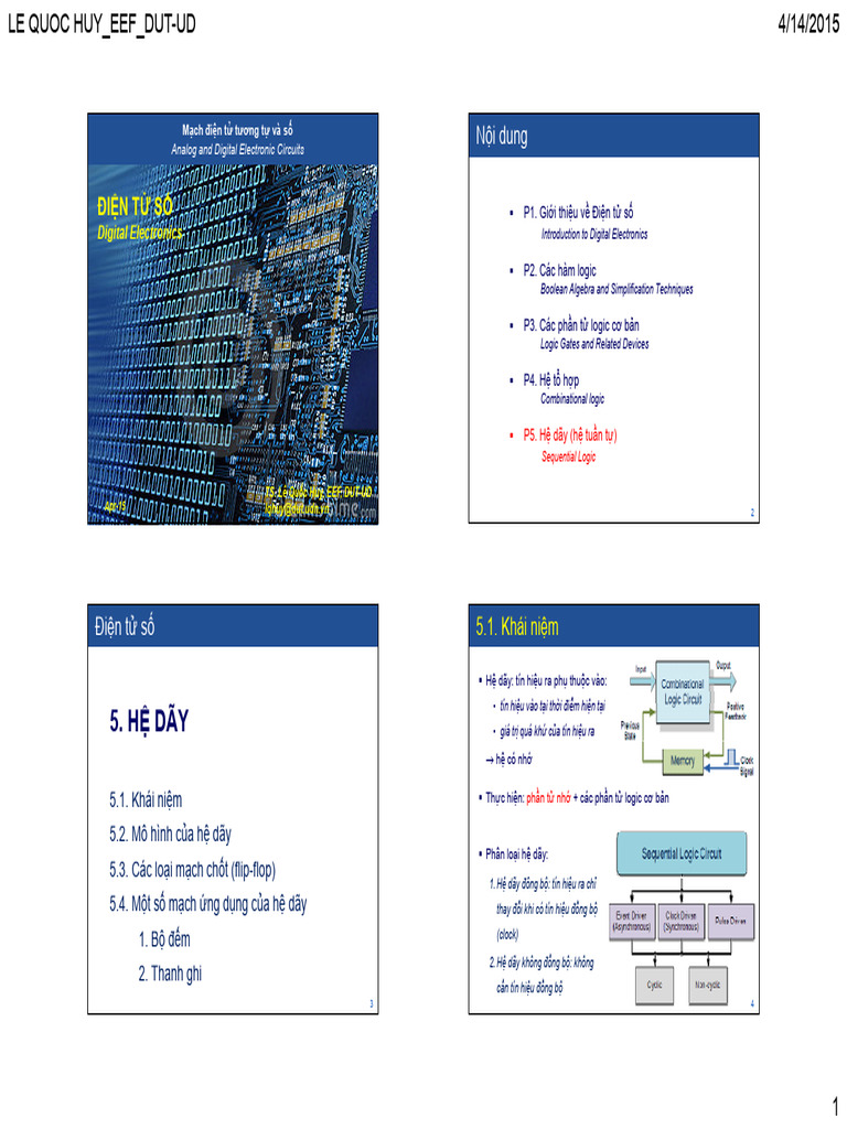 EC Lect LQHuy Dien Tu So P5-Sequential 10-4-2015 | PDF