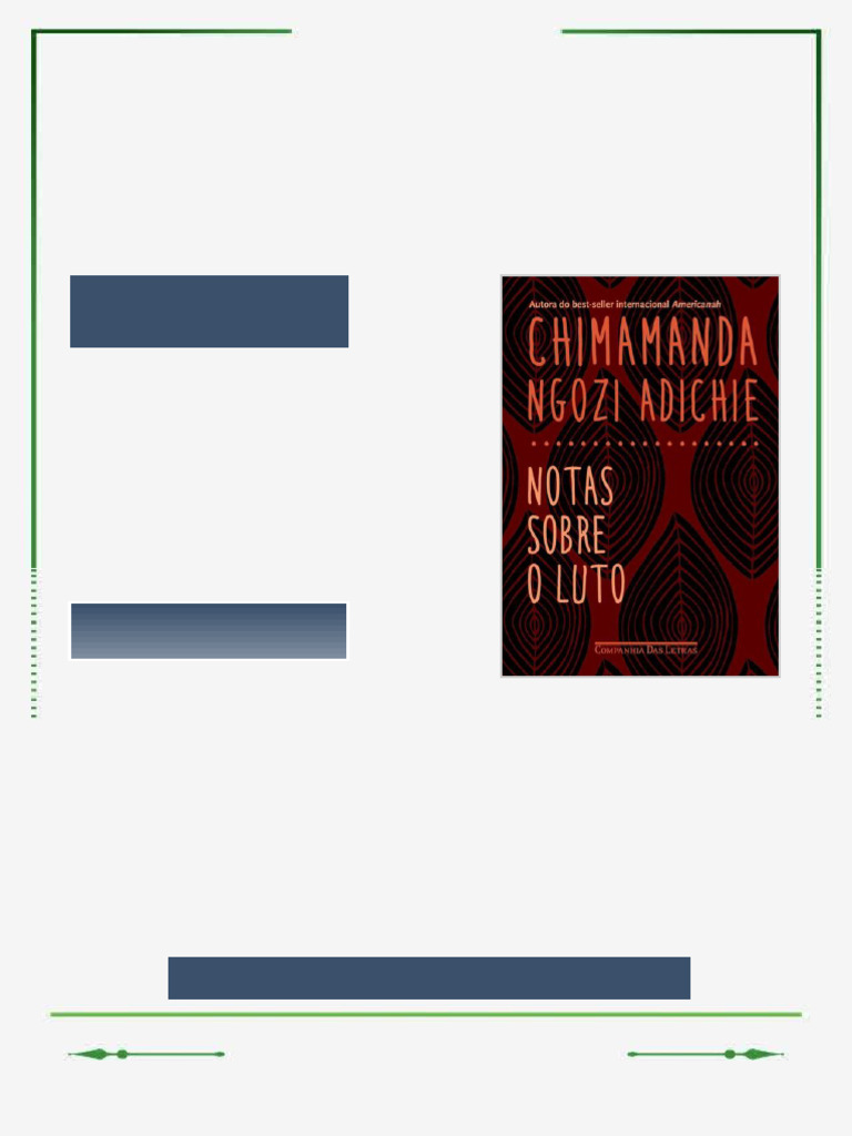 Notas sobre o luto Chimamanda Ngozi Adichie 2026 full ebook version | PDF