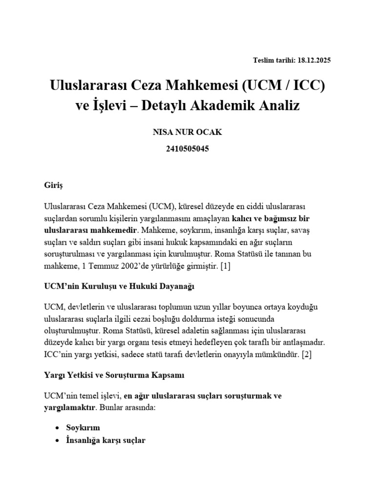 Nisa Nur Ocak Makale | PDF