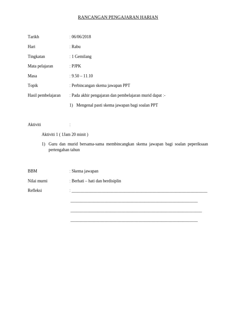 Perbincangan Skema Jawapan Ppt | PDF