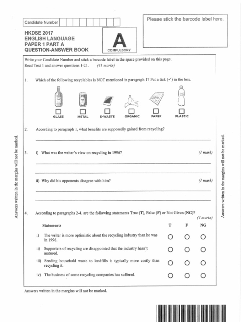 2017-DSE-ENG-1 | PDF