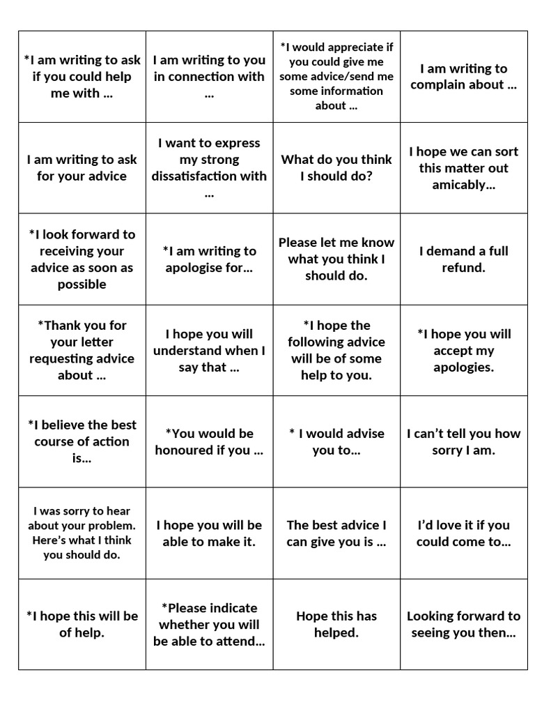 Writing Letters Cards Kétoldalas | PDF