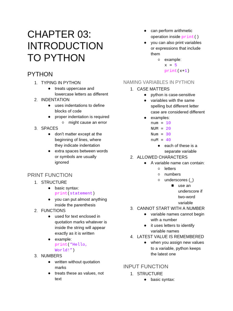 Foc1 Chapter 3 (1) | PDF | Variable (Computer Science) | Python ...