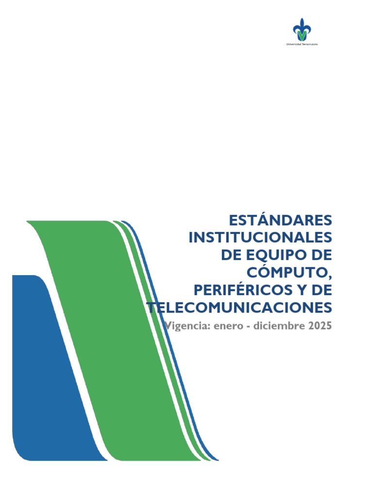 Documento de Estandares Institucionales 2025 Act EQUIPO COMPUTO | PDF ...