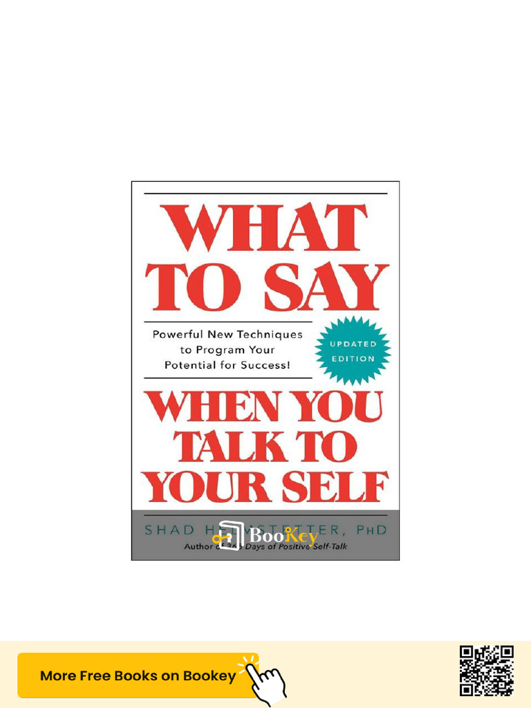 Mastering Positive Self-Talk Techniques | PDF | Thought | Attitude ...