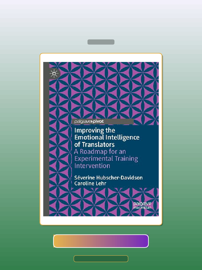 Test Bank for Improving the Emotional Intelligence of Translators ...