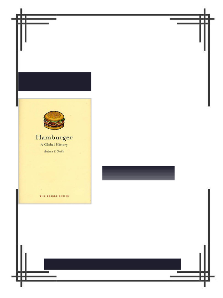 Hamburger A Global History 1st Edition Andrew F. Smith ebook original ...