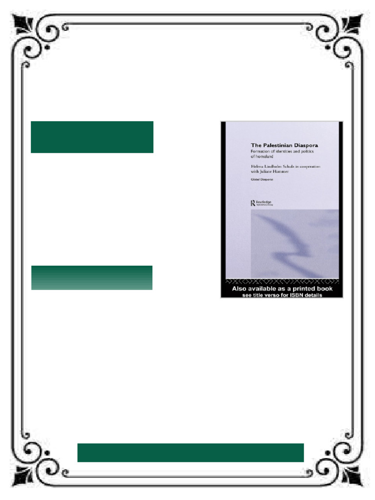 The Palestinian Diaspora Global Diasporas Helena Schulz ebook licensed ...