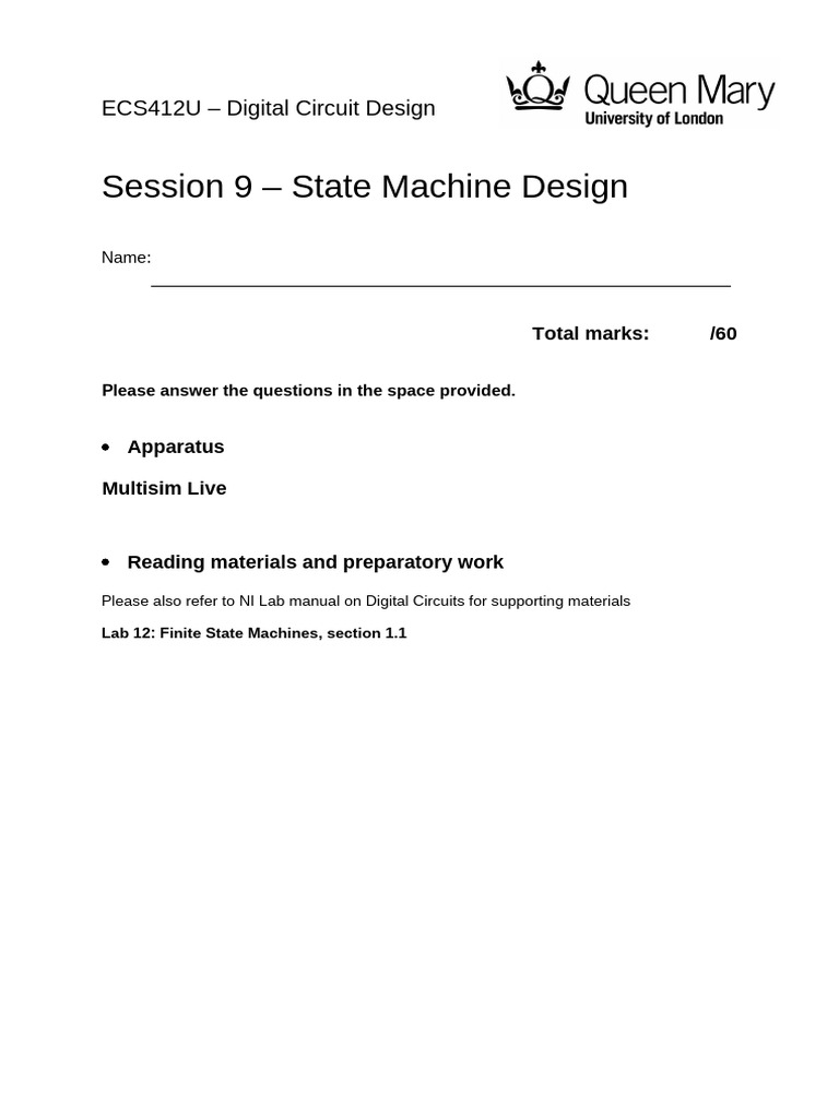S9 State Machine Design | PDF | Electronic Engineering | Electronics