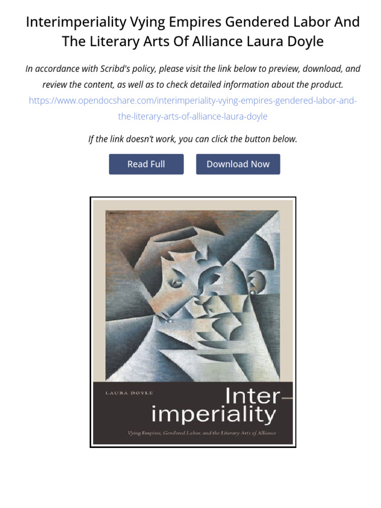 Interimperiality Vying Empires Gendered Labor And The Literary Arts Of ...