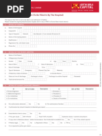 HDFC Ergo Health Claim Form Part B | PDF | Receipt | Hospital