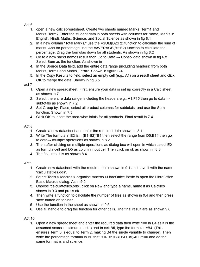 it | PDF | Spreadsheet | Computer Programming