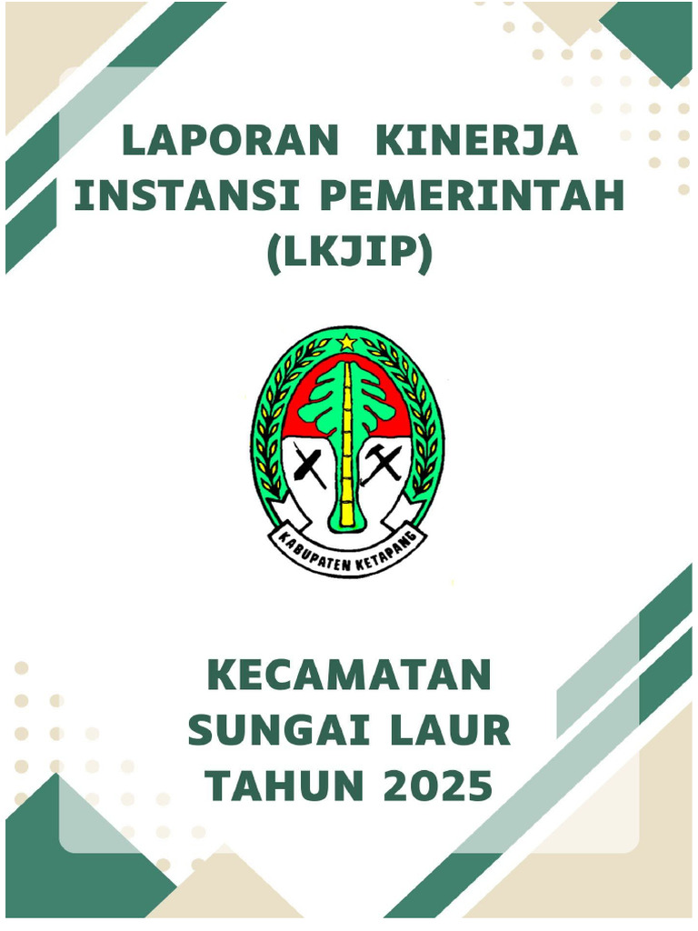 Kinerja dan Perencanaan Kecamatan Sungai Laur | PDF
