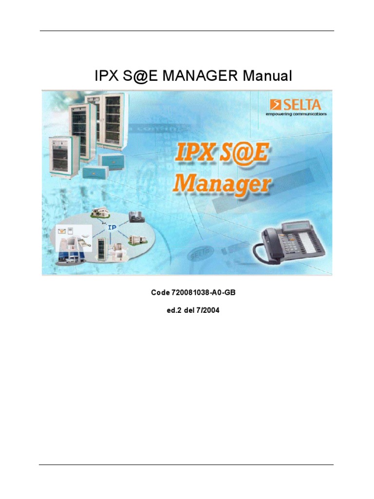 Ipx S@e Manager GB | PDF | Personal Computers | Installation (Computer ...