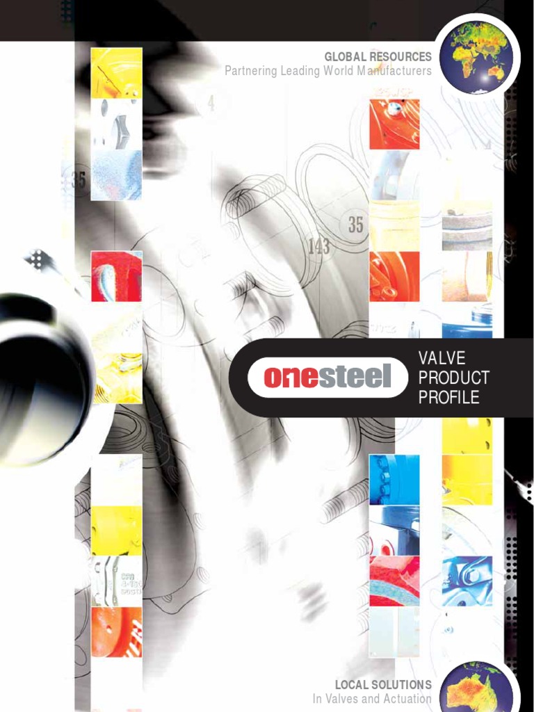 OneSteel Valve Product Catalogue | PDF | Valve | Actuator